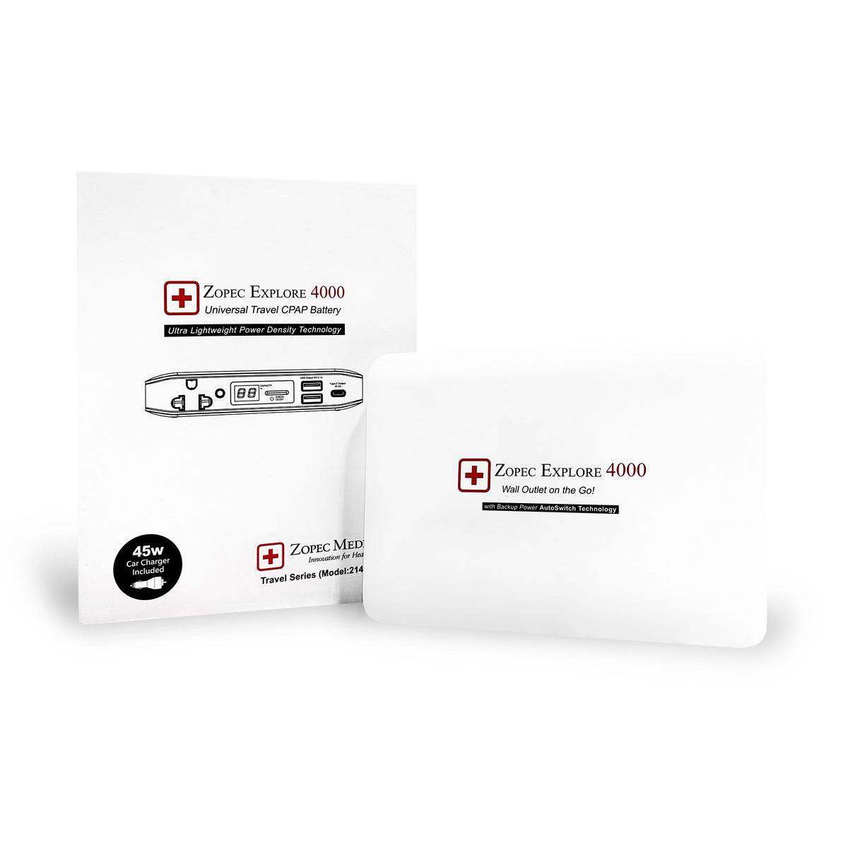 Explore 4000 CPAP Travel Battery – Zopec Medical